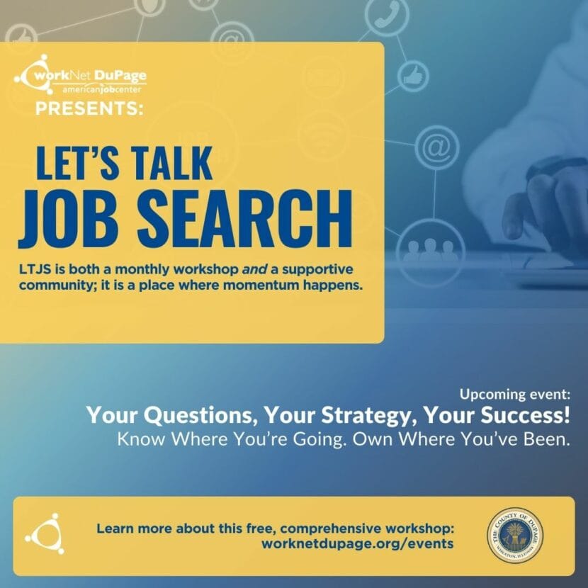 Let's Talk Job Search (In-Person) February 27 - workNet DuPage Career ...